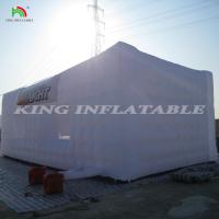 China Backyard Inflatable Nightclub Tent Night Club Party Inflatable Disco Light Inflatable Nightclub Cube Tent for sale