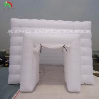 China Lighted Giant Inflatable Event Tent Sealed Inflatable Cube Tent Airtight Pvc Party Event Tent for sale