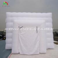 China Lighted Giant Inflatable Event Tent Sealed Inflatable Cube Tent Airtight Pvc Party Event Tent for sale