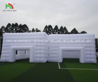 China High Quality Led light cube party nightclub tent white inflatable night club for party for sale