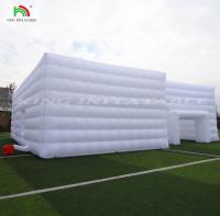 China High Quality Led light cube party nightclub tent white inflatable night club for party for sale