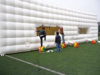 China Customized Large Portable Movie Inflatable-Nightclub with Lights Inflatable Party Cube Inflatable Night Club Tent for sale