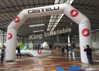 China Outdoor Durable Oxford Event White Inflatable Arches For Promotion Or Advertising for sale