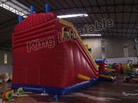 China Outdoor 0.55mm PVC Blow Up Pirate Ship Dry Slide Waterproof With CE Certificated for sale