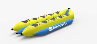 China Double Inflatable Banana Boat / Inflatable Fly Fishing Boat With Eight Seats for sale