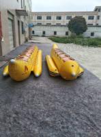 China Floating toys Inflatable Fishing Boats 5 Person banana Boat For jet skit for sale