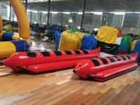 China Red Colour Inflatable Fly Fishing Boats With 0.9mm PVC Inflatable Fishing Pontoon Boats for sale