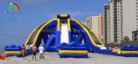 China High Quality Customization 3 Lanes Inflatable Water Slide for sale