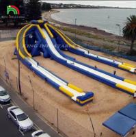China High Quality Customization 3 Lanes Inflatable Water Slide for sale