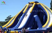 China Customization 3 Lanes Inflatable Water Slide utdoor Water Entertainment Occasions for sale