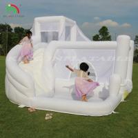 China Bouncer Slide Combo Inflatable Bouncy House Castle With Slide and Pool Jumping Castle for Kids Adults for sale