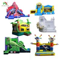 China Factory Price Custom White Inflatable Bounce Castle Party Wedding Bouncer House And Slide Combo For Sale for sale