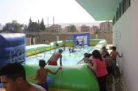 China Giant Soap Water Football Field Inflatable Soccer Field for Sale for sale