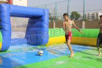 China Giant Soap Water Football Field Inflatable Soccer Field for Sale for sale