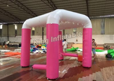 China OEM Pink Commercial Inflatable Advertising Unsealed Inflatable Tent size 3*3m for sale