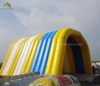 China Big Inflatable Arch Buildings Tent Sport Inflatable Air Dome Tunnel Tent For Sales for sale
