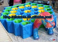 China Customized Inflatable Haunted House Maze For Adult And Kids Entertainment for sale