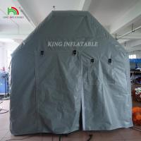 China China Outdoor Customized Size Logo Print Hospital Isolation Tent Waterproof PVC Cover Tent for sale