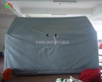 China China Outdoor Customized Size Logo Print Hospital Isolation Tent Waterproof PVC Cover Tent for sale