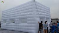 China Inflatable Nightclub Tent Night Club Party Inflatable Disco Light Inflatable Nightclub LED Cube Tent for sale