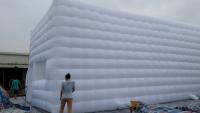 China Inflatable Nightclub Tent Night Club Party Inflatable Disco Light Inflatable Nightclub LED Cube Tent for sale