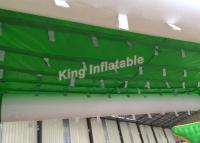 China Custom 10*20 Feet Misting Inflatable Event Tent With Green And White Colors for sale