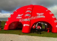 China Red Giant Inflatable Spider Tent Diameter 12m For Event Or Exhibition for sale