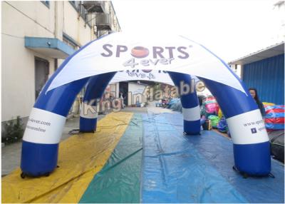 China Customized Blue Inflatable Spider Tent For Advertising Size , Diameter 5m for sale