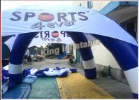 China Customized Blue Inflatable Spider Tent For Advertising Size , Diameter 5m for sale