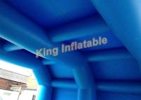 China Customized 7*5m Blue Inflatable Tunnel Tent for Sport Games or Event for sale
