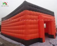 China Large Inflatable Cube Tent Inflatable Night-Club Tent Inflatable Party Tent With LED Light for sale