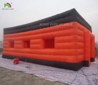China Large Inflatable Cube Tent Inflatable Night-Club Tent Inflatable Party Tent With LED Light for sale
