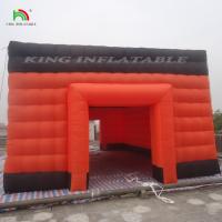 China Large Inflatable Cube Tent Inflatable Night-Club Tent Inflatable Party Tent With LED Light for sale