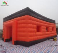 China Large Inflatable Cube Tent Inflatable Night-Club Tent Inflatable Party Tent With LED Light for sale