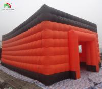 China Large Inflatable Cube Tent Inflatable Night-Club Tent Inflatable Party Tent With LED Light for sale