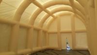 China Pvc Sports Tent Inflatable Tennis Court Large Cube Wedding Party LED Light Large Inflatable Tents for sale