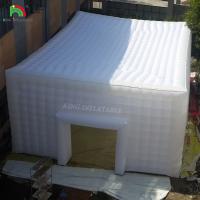 China Commercial Event PVC Portable Backyard Party House Inflatable Night Club LED Disco Light Inflatable Nightclub Cube Tent for sale