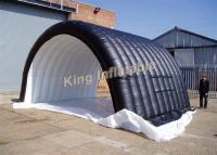 China 7*5m White PVC Tarpaulin Tunnel Customized for Stage Customized Inflatable Lawn Tent for sale