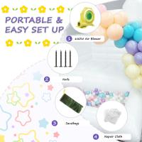 China Commercial Party Rental Inflatable Bouncer Castle Jumper Bounce House White Bouncy Castle With Pool for sale