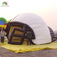 China Commercial Portable LED Disco Lighting Mobile Night Club Tent Inflatable Club Party Tent Inflatable Nightclub for sale