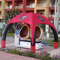 China Custom Logo Design Printed Advertising Camping Waterproof Outdoor Event Inflatable Tent For Trade Show for sale