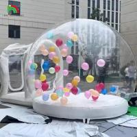 China High Quality Commercial Balloon Inflatable Bubble House Tent with Bouncing Bottom for Patty for sale