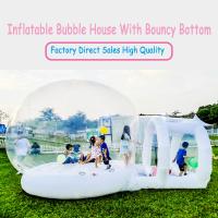 China High Quality Commercial Balloon Inflatable Bubble House Tent with Bouncing Bottom for Patty for sale