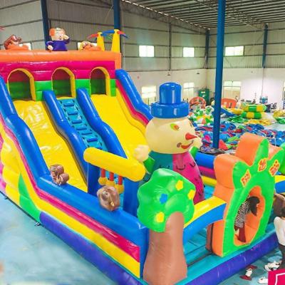 China Customized Commercial Pvc Oxford Inflatable Bouncer Bounce House Castle For Children's Playground for sale