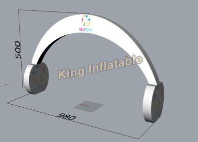 China New Design Oxoford Inflatable Arches For Event Or Advertising With Size 9.8*5m for sale
