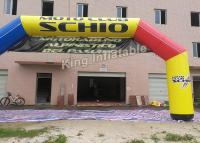 China 10m*5m Mix Color Large PVC Custom Inflatable Arch / Inflatable Advertising for sale
