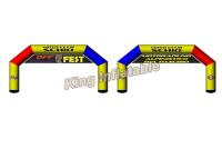 China 10m*5m Mix Color Large PVC Custom Inflatable Arch / Inflatable Advertising for sale