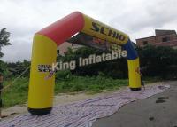 China 10m*5m Mix Color Large PVC Custom Inflatable Arch / Inflatable Advertising for sale