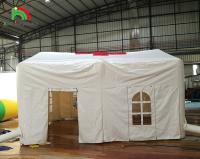 China White Large Outdoor Blow Up Wedding Party LED Light Camping Inflatable Outdoor Events Tent for sale