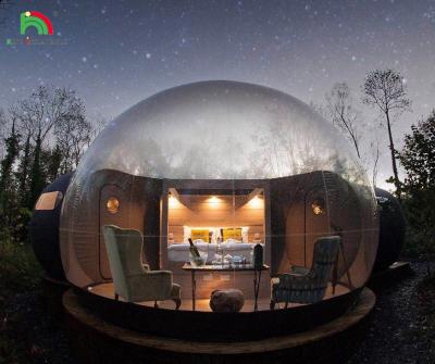 China High Quality Inflatable Bubble Hotel Room Bubble Lodge Tent Inflatable Clear Bubble Camping Tent for sale
